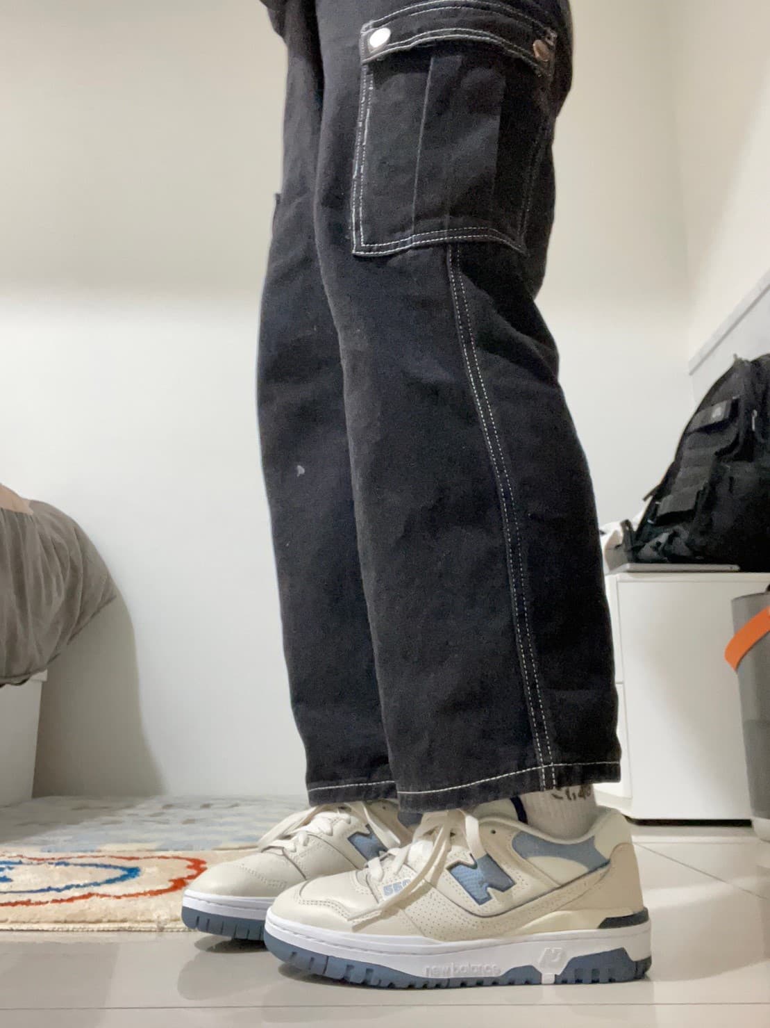 #發問 NB550海鹽綠vs.寶寶藍選擇 內有實穿照 - 球鞋板 | Dcard