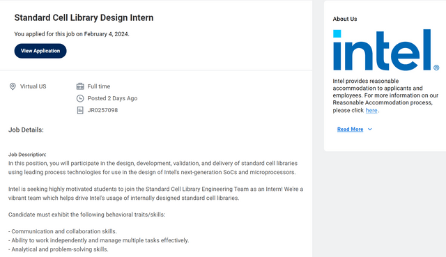 Intel summer internship - 科技業板 | Dcard