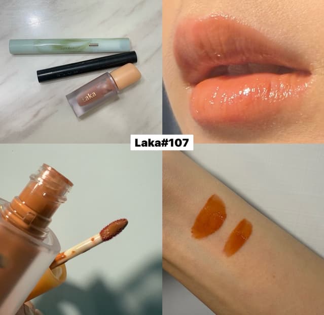 #試色 #試色 彩棠/Laka/Kate 三款水光感唇彩試色｜歡迎推薦💕 - 美妝板 | Dcard