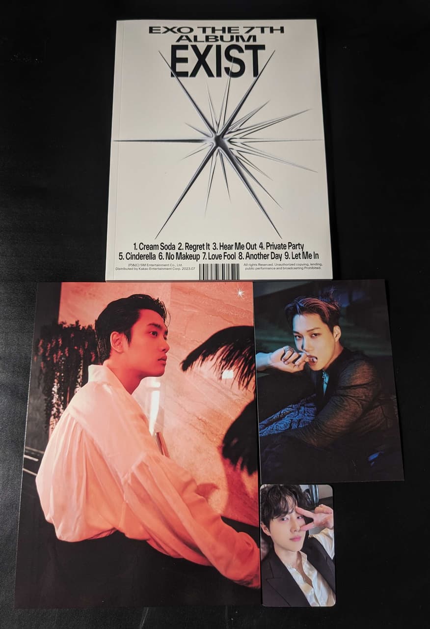 #開箱 EXO正規7輯 EXIST(E、X、O版)開箱 - EXO板 | Dcard