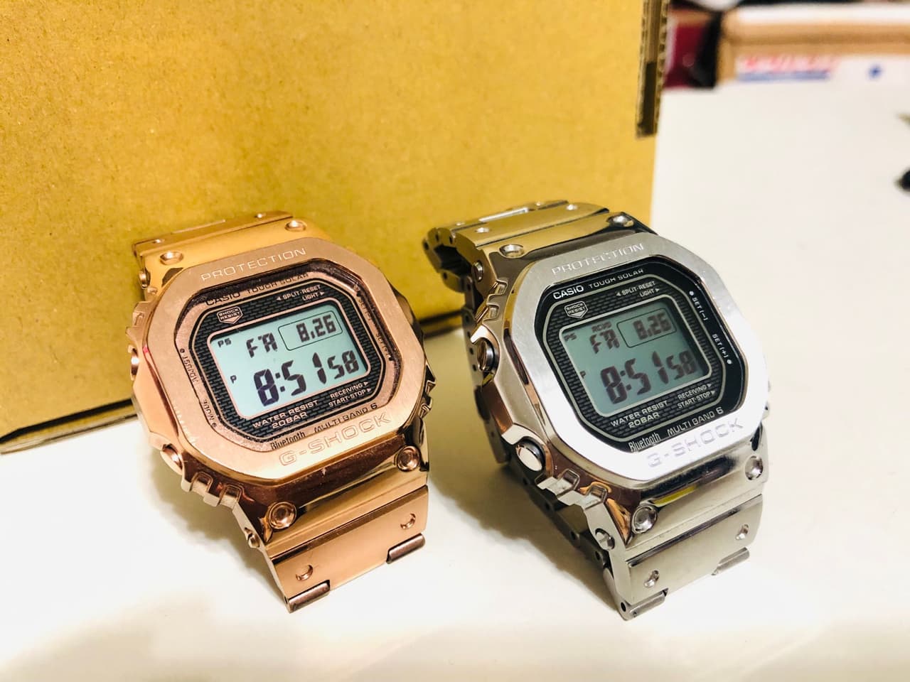 #分享 開箱 G-shock GMW-B5000-1DR 金斧頭 銀斧頭 - 穿搭板 | Dcard
