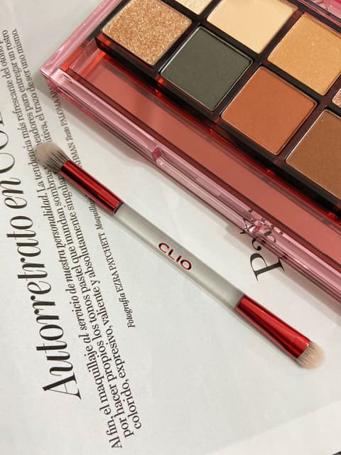 #試色 氣場全開輕煙燻眼妝｜CLIO十色眼影盤No.16 No Standard - 美妝板 | Dcard