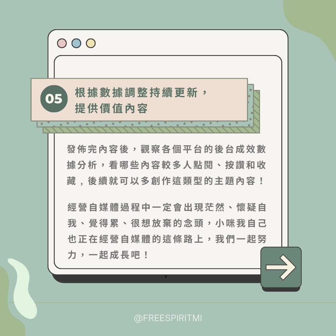 經營自媒體：5步驟開始打造你的個人品牌 - 小咪同學 (@freespiritmi) | Dcard