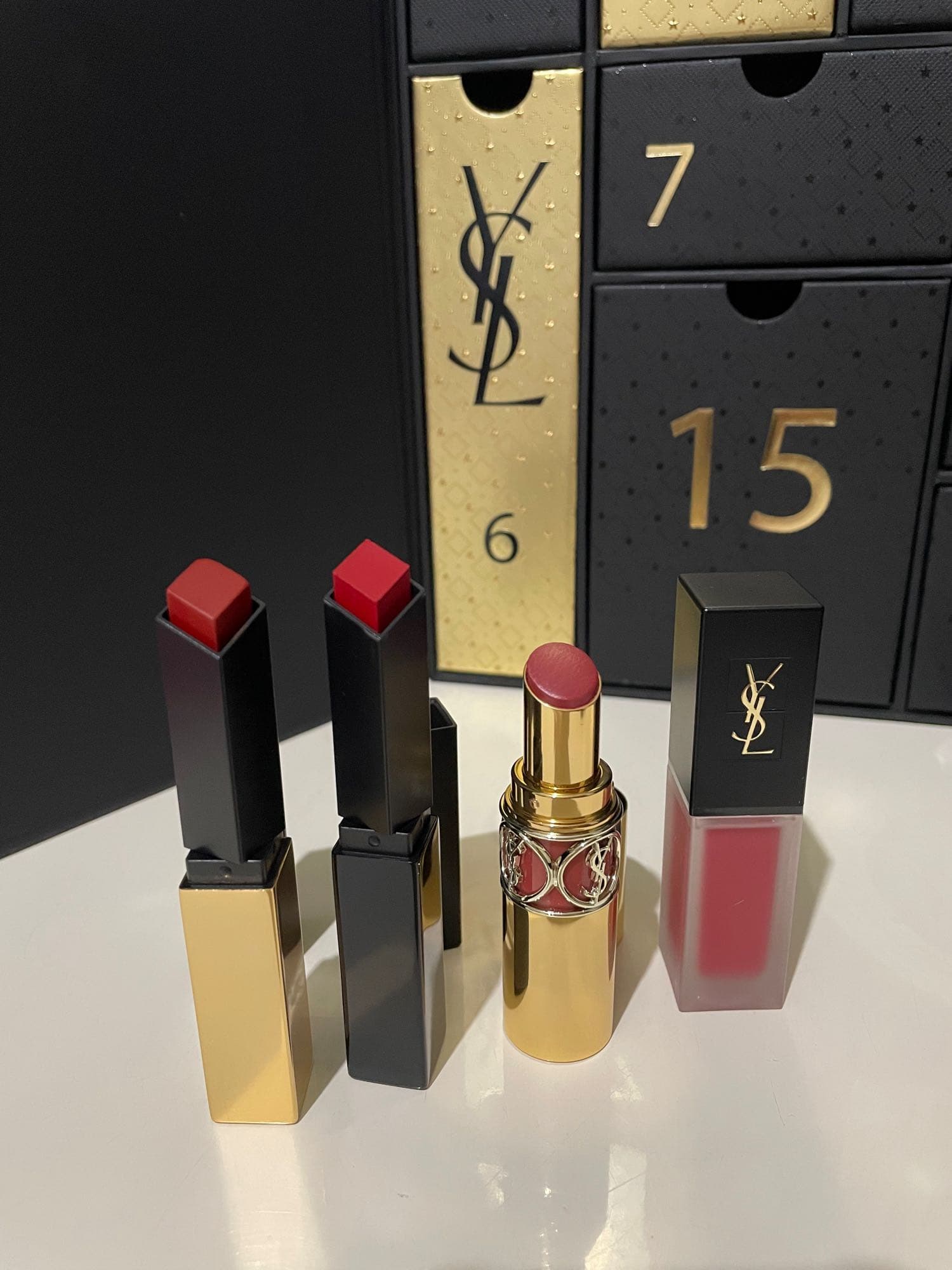 #開箱 YSL 2022聖誕倒數月曆 - 美妝板 | Dcard
