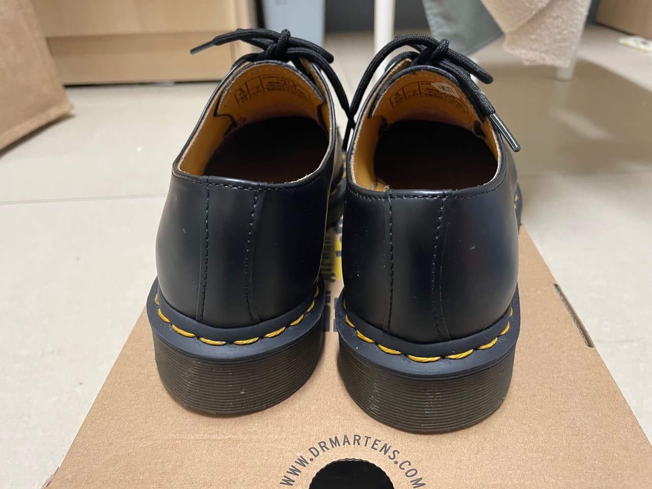 #售二手 dr martens 1461 smooth black uk5 - 二手交易板 | Dcard