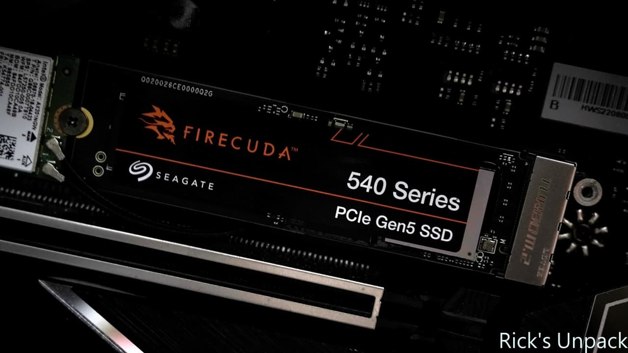 【開箱】Gen5 SSD初體驗｜SEAGATE FIRECUDA 540 PCIE Gen5 SSD 2TB - 3C板 | Dcard