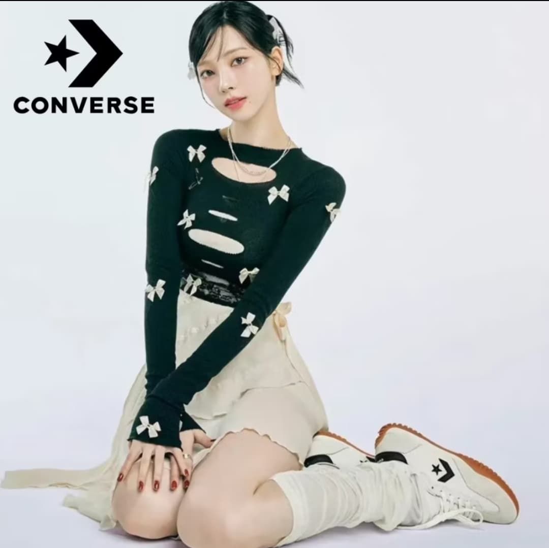 【Converse】Karina同款_中性低筒休閒鞋Run Star Trainer 折扣後只要$1914！ - 存在的力量 (@newlifecook) | Dcard