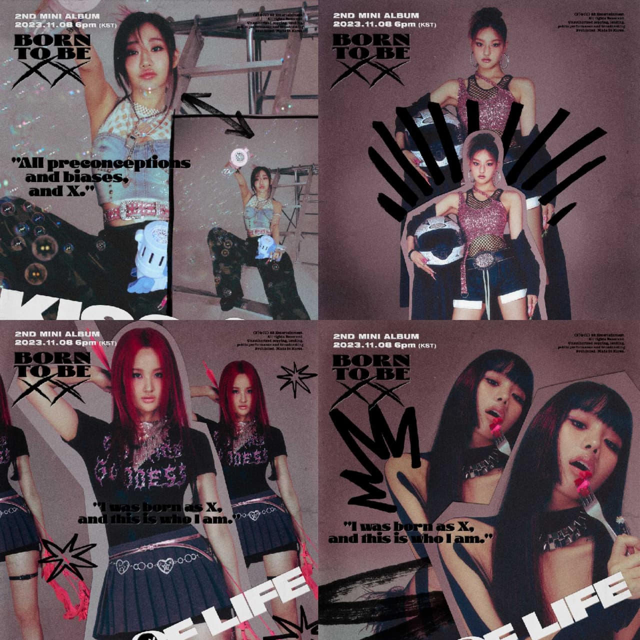 #集中討論 KISS OF LIFE "𝐁𝐀𝐃 𝐍𝐄𝐖𝐒" 迷你二輯"Born to be XX" 回歸 - 追星板 | Dcard