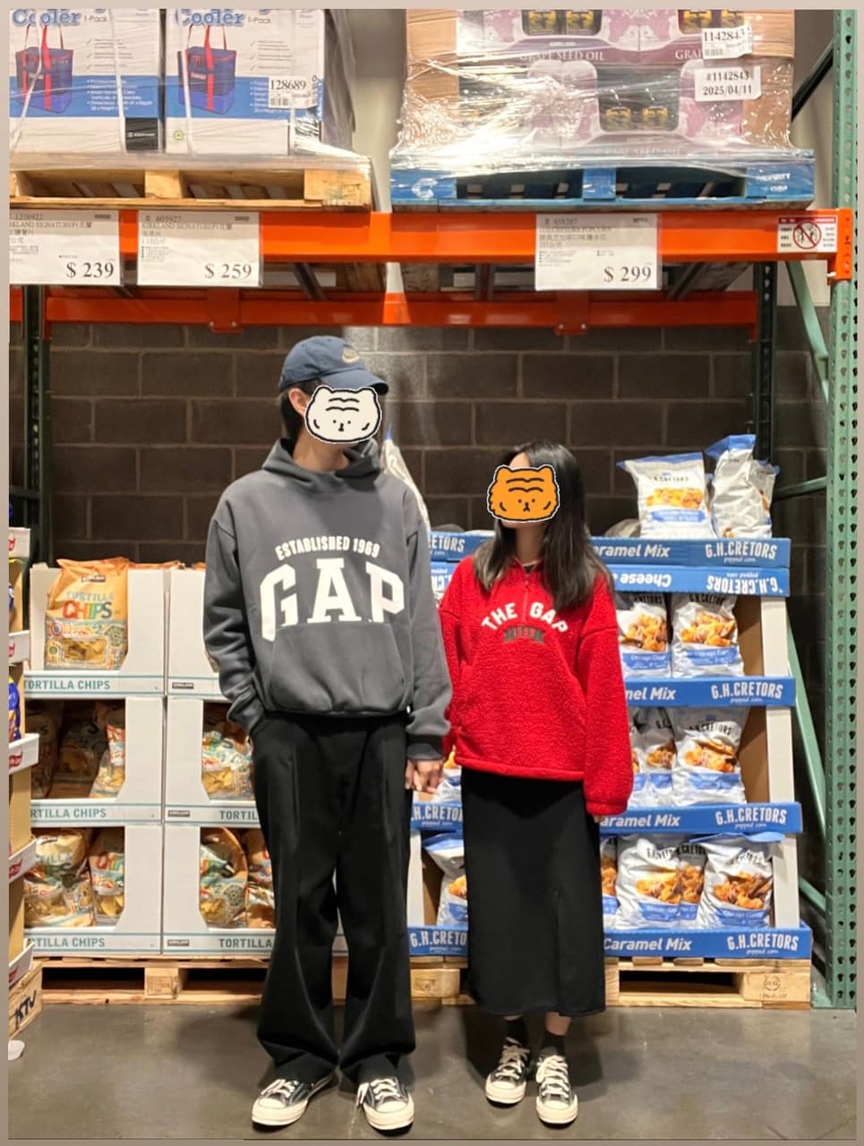 #分享 帽T狂熱者的GAP情侶穿搭合集 - 穿搭板 | Dcard