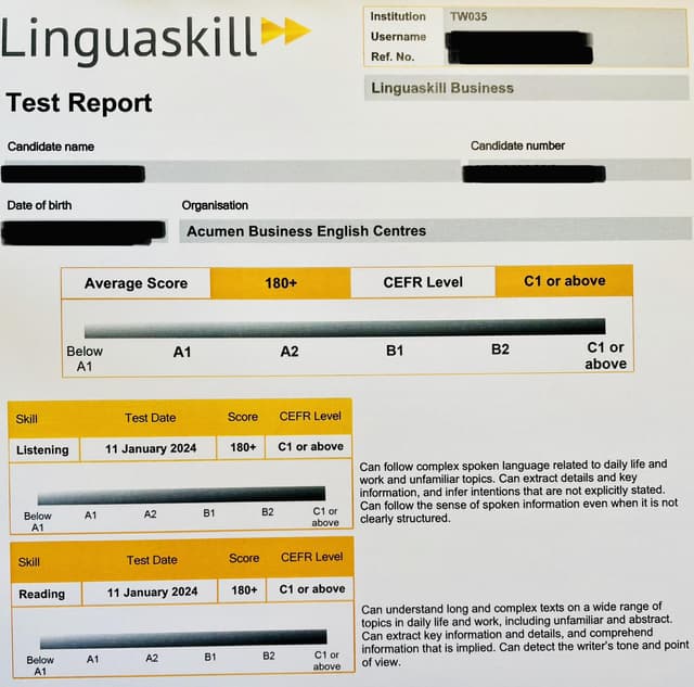 #其他英文檢定 領思(Business)半裸考C1 (零成本,僅瞭解題型) - 英文檢定板 | Dcard