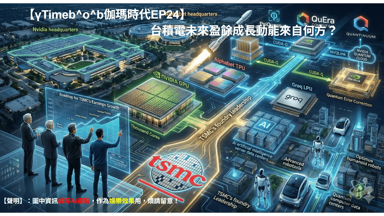 【γTimeb^o^b伽瑪時代EP24】台積電未來盈餘成長動能來自何方？ 20251230Tue - 理財板 | Dcard