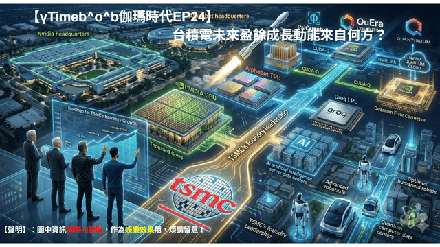 【γTimeb^o^b伽瑪時代EP24】台積電未來盈餘成長動能來自何方？ 20251230Tue - 理財板 | Dcard