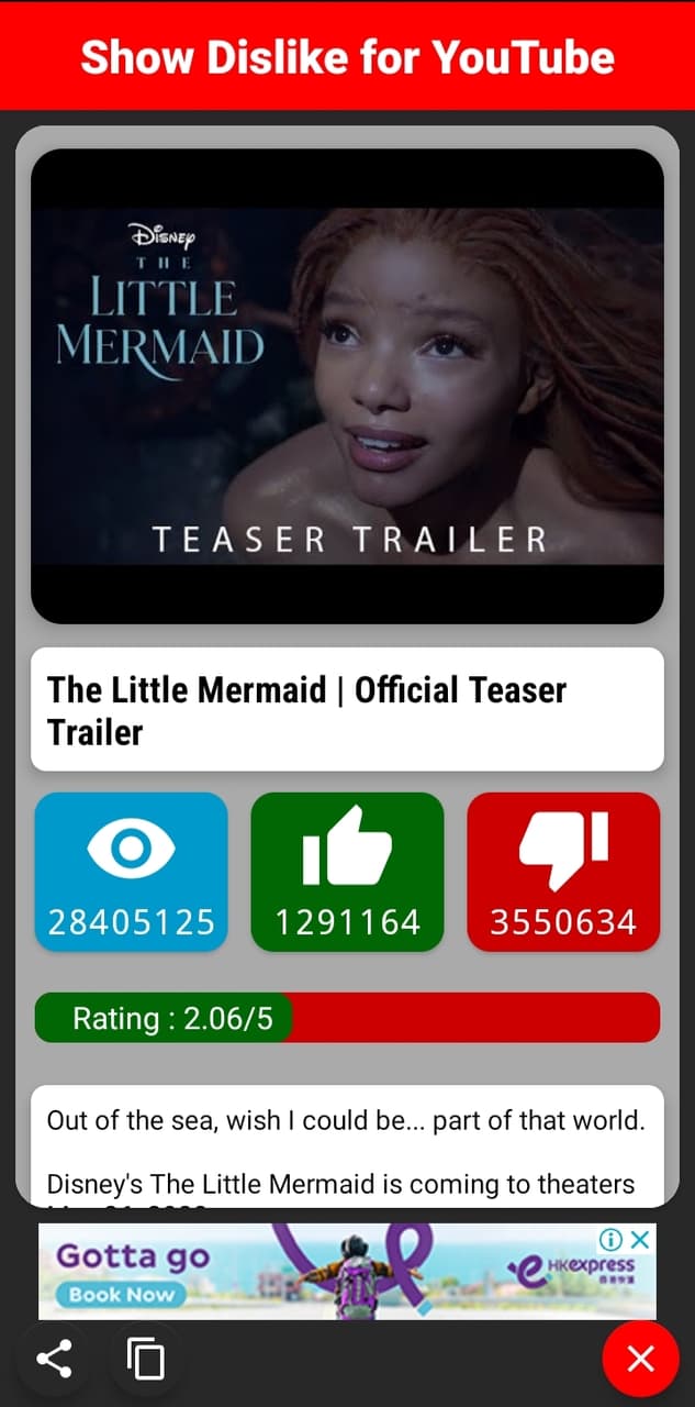 小美人魚真人版預告的倒讚 - 閒聊板 | Dcard