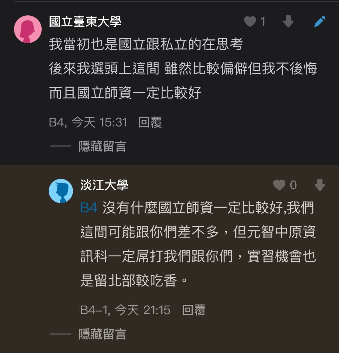 國立師資 臺東大學板 Dcard