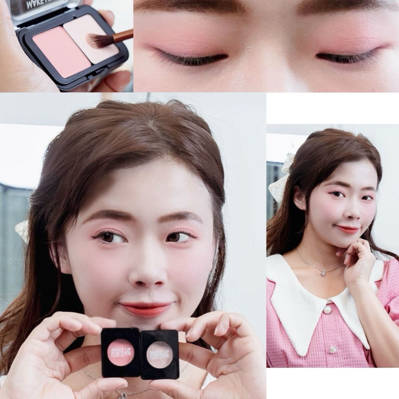 試色 新手也能打造清新初戀妝容 Make Up For Ever 眼妝之巔 美妝板 Dcard