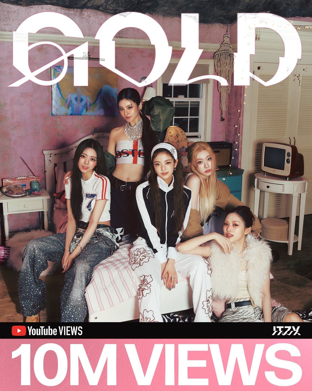 #分享 恭喜ITZY "GOLD" M/V 突破1000萬觀看🥳 - ITZY板 | Dcard