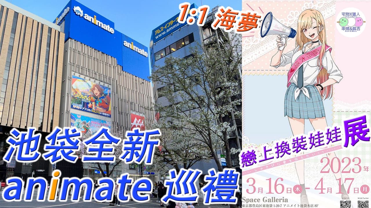 #心得 池袋全新animate巡禮 戀上換裝娃娃，展超性感的1:1海夢登場!! - 動漫板 | Dcard