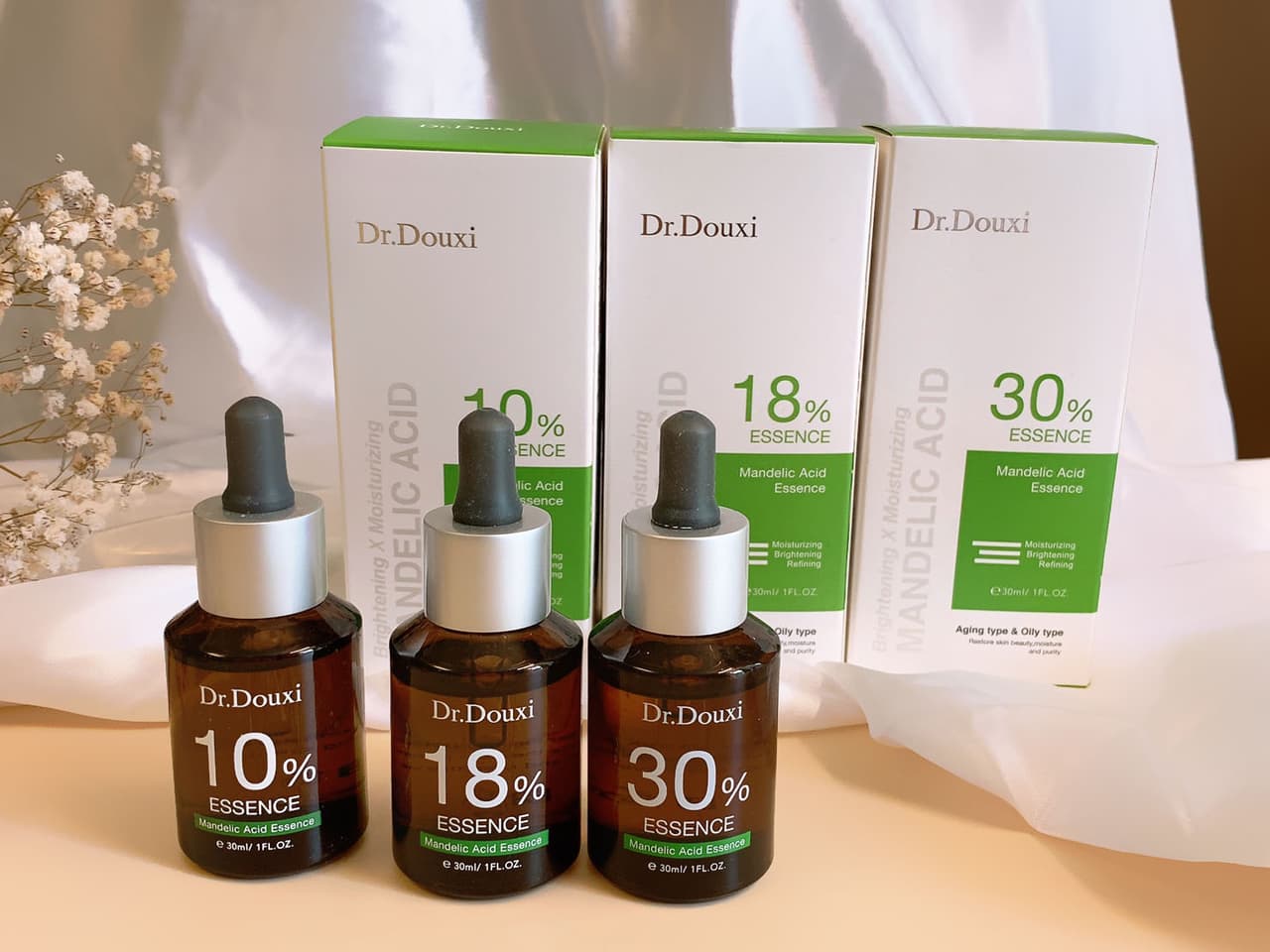 #開箱 Dr.Douxi 朵璽杏仁酸精華 10% 18% 30%開箱分享 - 美妝板 | Dcard