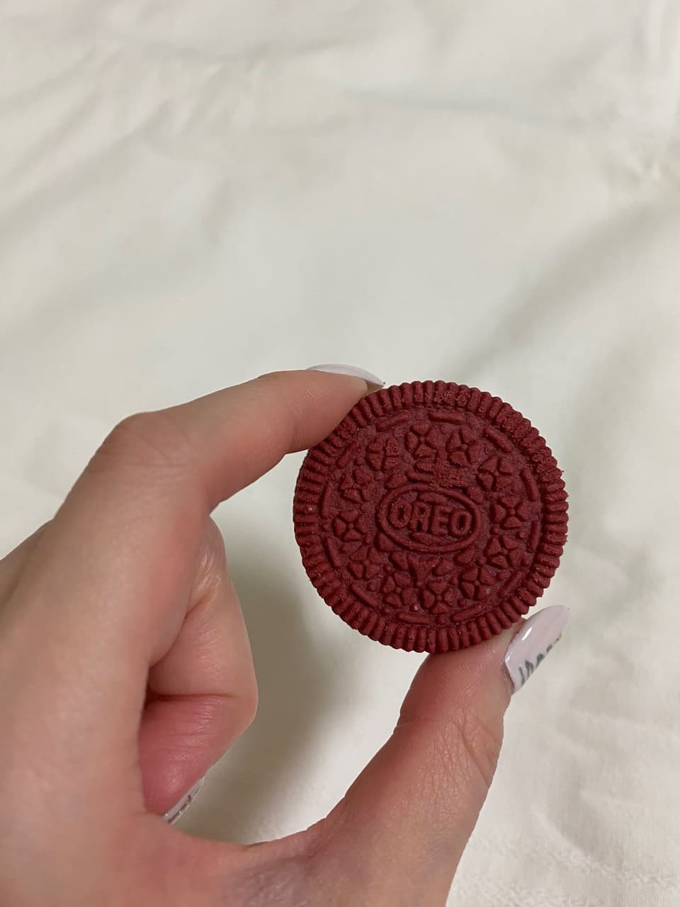 #期間限定 新年快樂ʕ•̫͡•ʔฅ🧨 紅絲絨大橘大荔OREO🍊♥️🍪 - 美食板 | Dcard