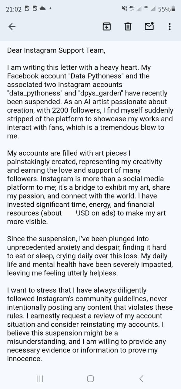 #分享 fb 跟 ig 同時被停權的解救過程分享 🚫 - App板 | Dcard