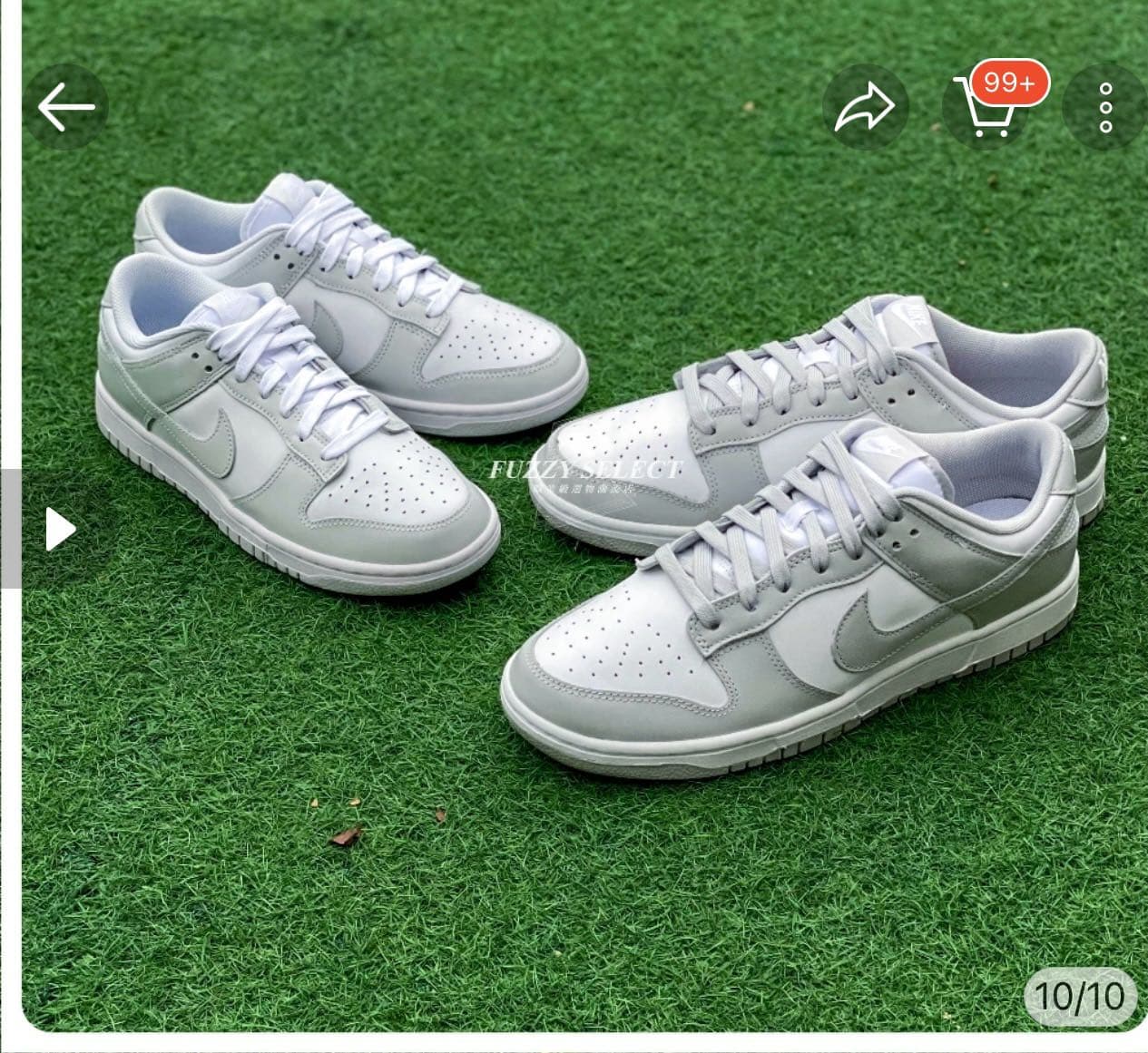 售Nike dunk low 灰白 - 逢甲大學二手物交流板 | Dcard