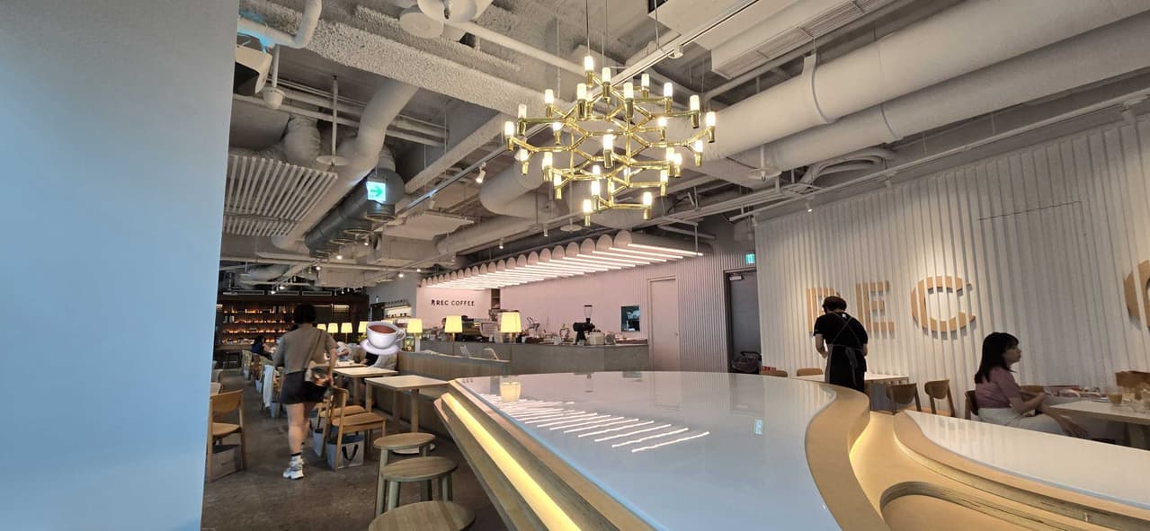 藏身摩天大廈的咖啡廳 Rec Coffee - 美食板 | Dcard