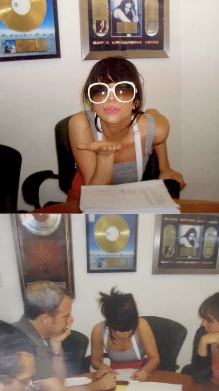 2007年「女神卡卡 Lady Gaga」與「Interscope Records」簽約時的珍貴照片 - 小怪獸軍團 (@littlemonsters) | Dcard