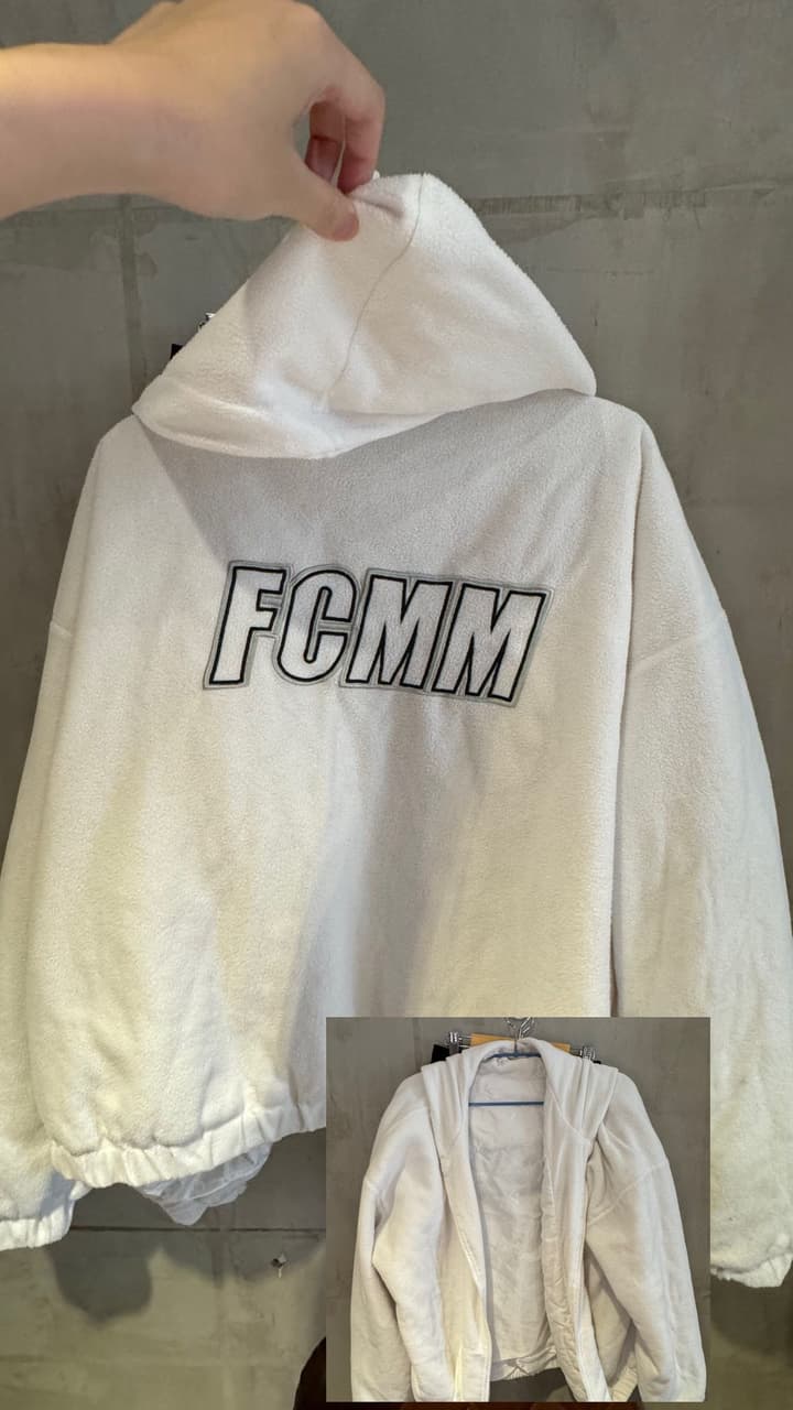 #已贈出 FCMM毛絨連帽外套（二手 有瑕疵） - 贈物板 | Dcard