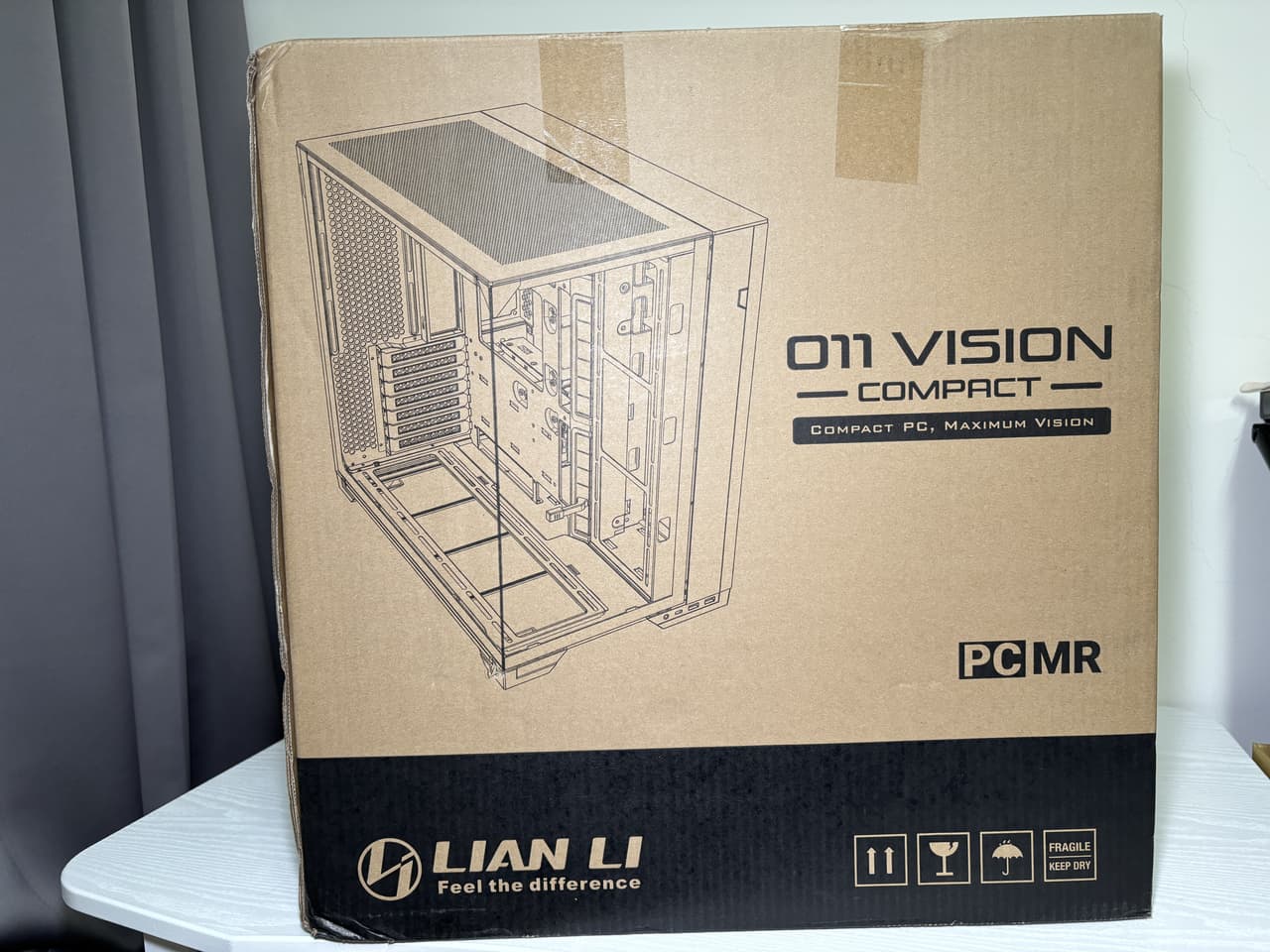 【開箱】「海景之王，還得是你！」聯力 Lian-Li O11 Vision Compact - 3C板 | Dcard