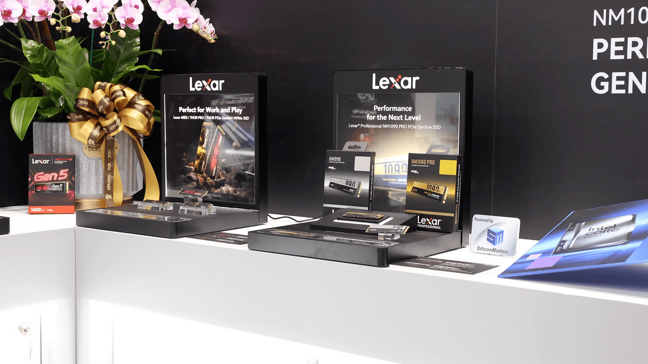 儲存遇見 AI。Longsys 攜手 Lexar 展出全方位儲存產品，打造 PTM 商業模式 - EnterBox (@enterbox ...