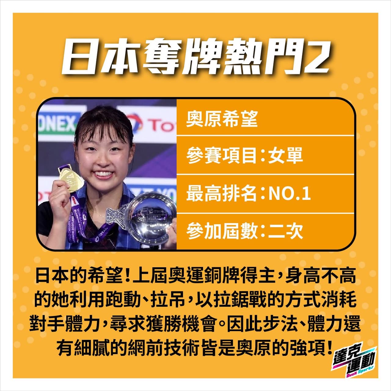 奧運懶人包 EP.6 中日韓選手一把抓！看看鄰居派誰來？ - 達克運動 (@duck_sports_) | Dcard