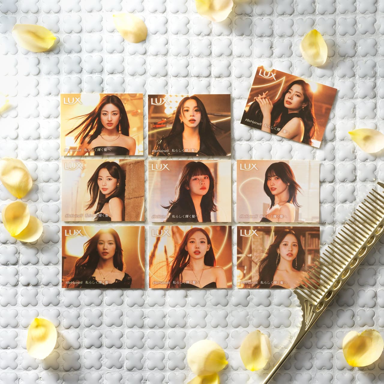 #分享 LUX x TWICE 2024廣告“BeHairself” 花絮&採訪內容公開 - TWICE板 | Dcard