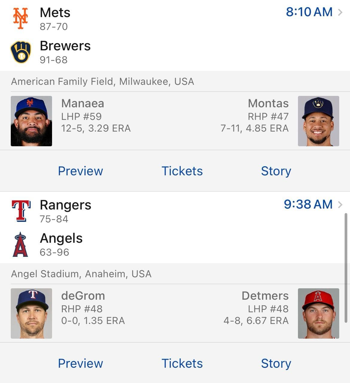 #賽事討論 2024/9/28 MLB 所有賽事先發投手（15 場） - MLB板 | Dcard