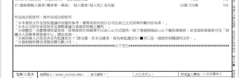 機車險請益 保險業板 Dcard
