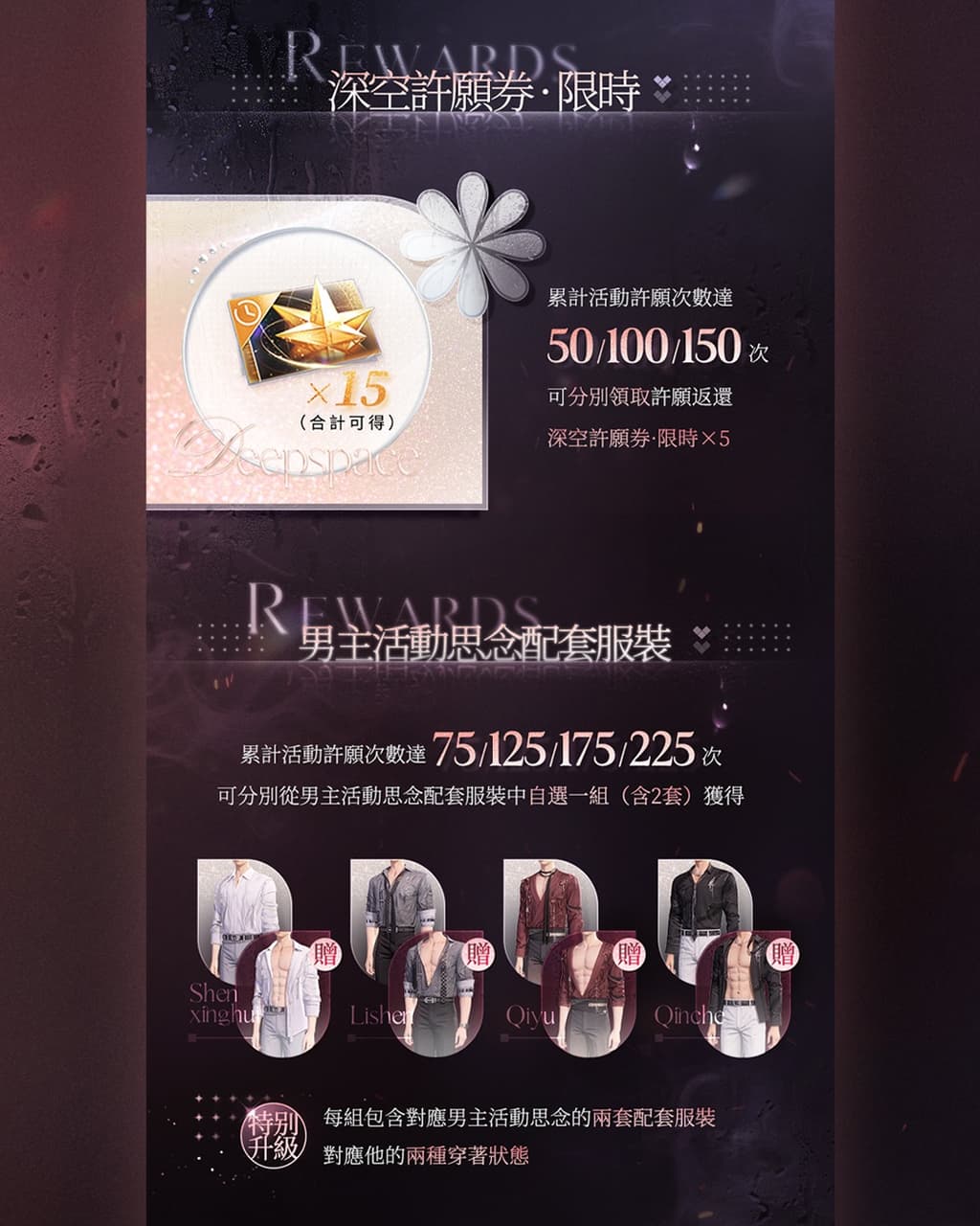 #消息 全新系列五星互動思念「奔湧至昨夜盡頭」PV公開！ - 戀與深空板 | Dcard