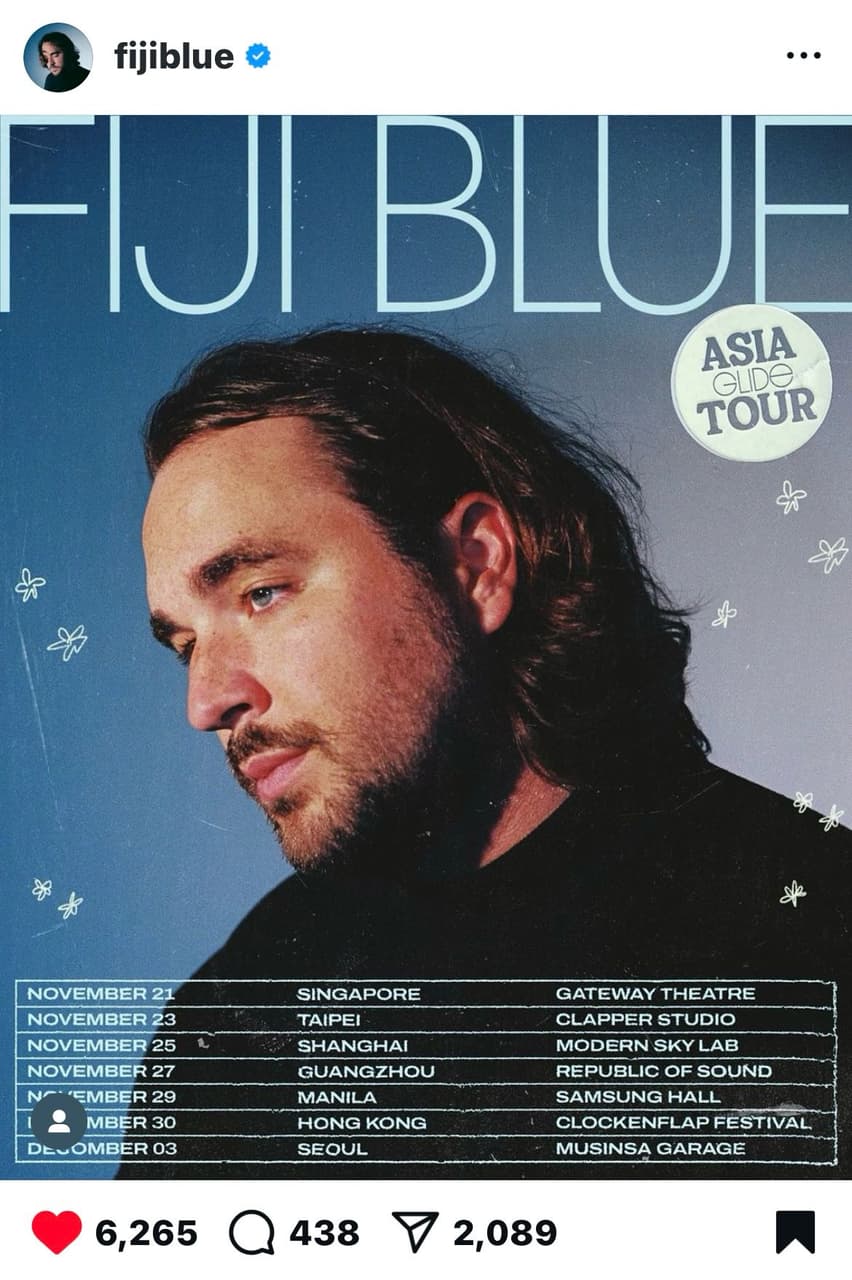 #原讓 11/23（六）Fiji Blue in Taipei @Clapper Studio - 票券交流板 | Dcard