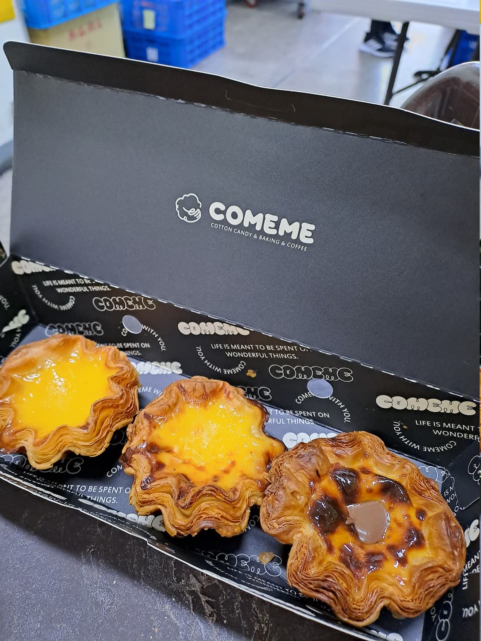 COMEME蛋塔好吃嗎 ️#真心話大告白 - 丸子🍡 台中美食介紹 (@betty20001216) | Dcard