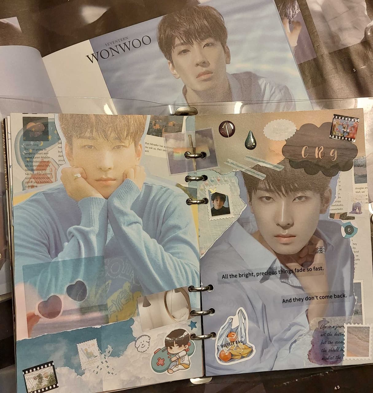 #分享 #分享 用空專製作 seventeen 手帳 👐 Part6 (文長圖多 - SEVENTEEN板 | Dcard