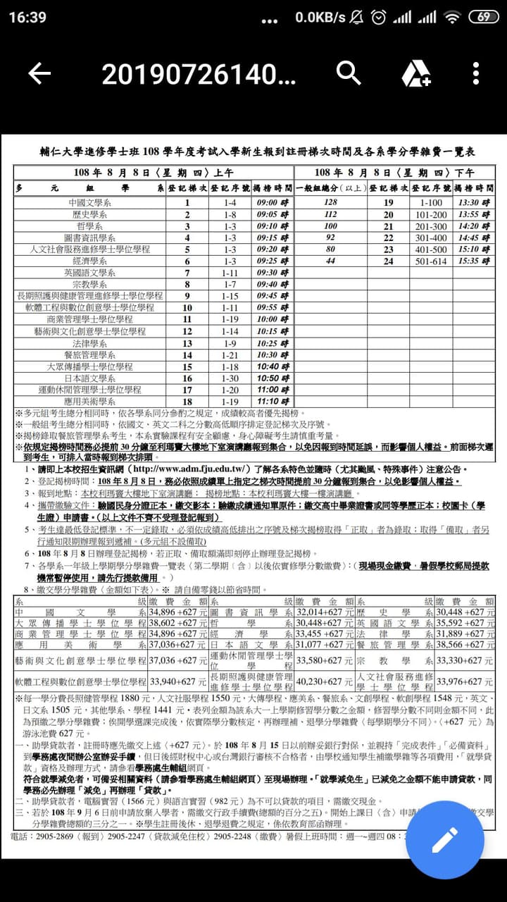 輔大進修部撕榜 考試板 Dcard