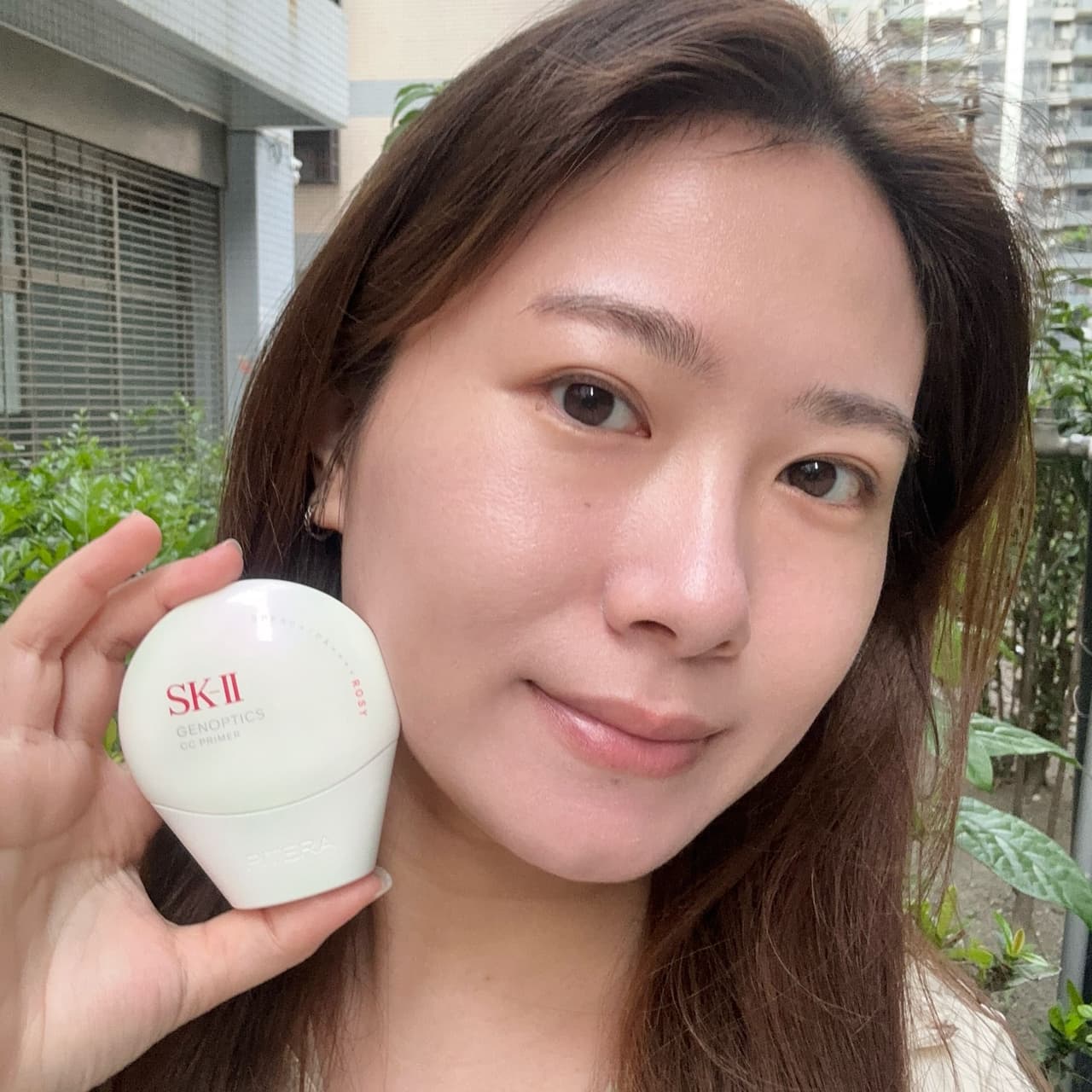 #試色 出門只要三分鐘 #SK-II新品防曬小白球 光澤美肌💡 618必買🎁 - 美妝板 | Dcard