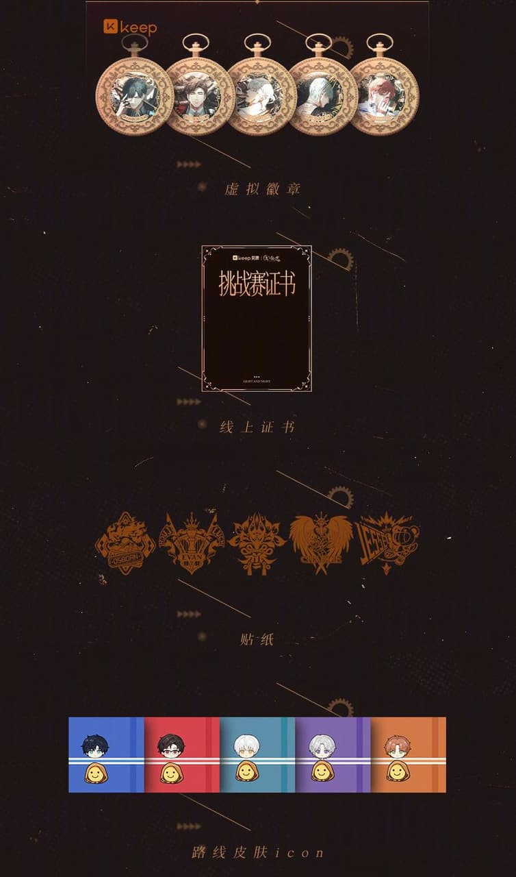 #分享 陸服｜光與夜之戀 X @Keep 「全速嘉年華」線上挑戰賽 即將開啟！ - 光與夜之戀板 | Dcard