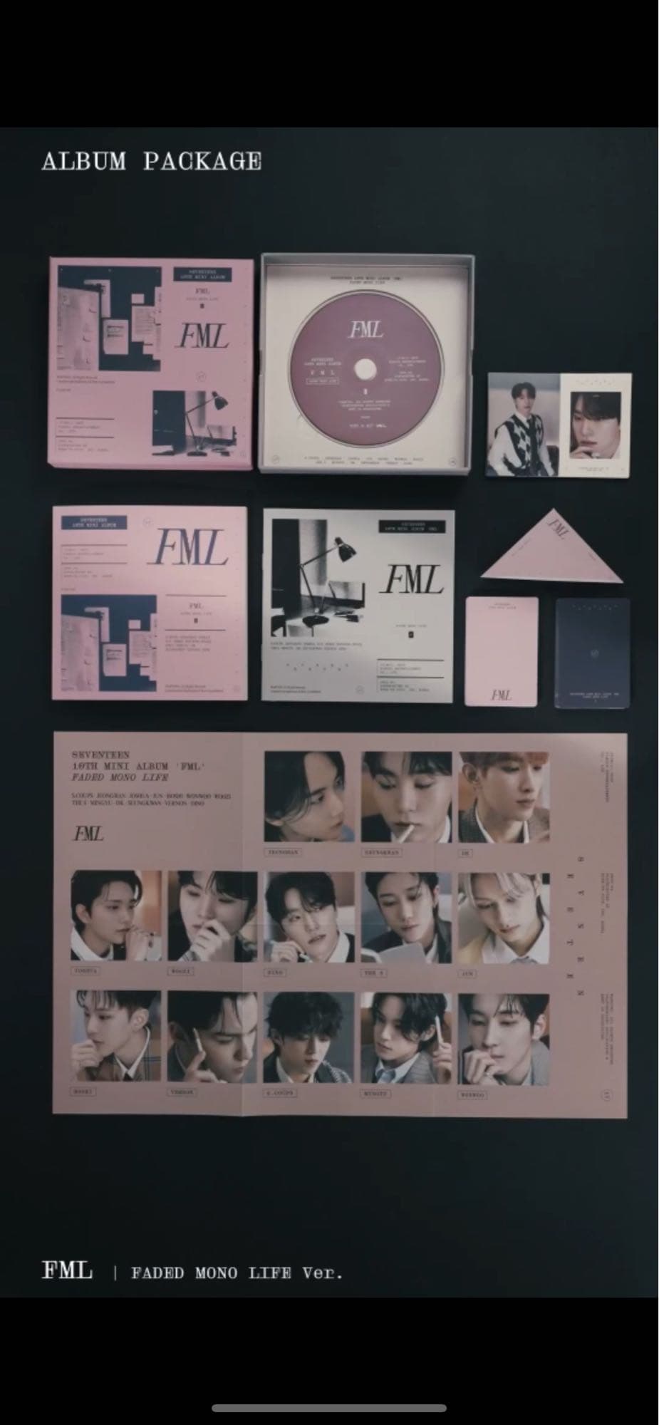 #分享 迷十 '𝑭𝑴𝑳'｜Physical Album Preview - SEVENTEEN板 | Dcard