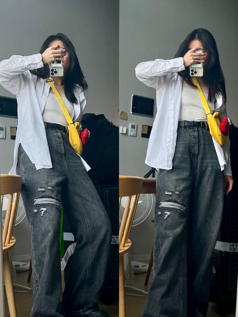 #分享 #夏末襯衫OOTD #出國懶人穿搭 #白色🤍 - 穿搭板 | Dcard