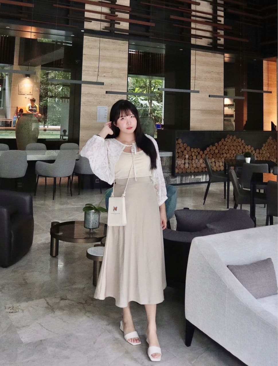 #分享 160cm微肉女孩5套溫柔奶油色穿搭🧈🥯𝐩𝐚𝐫𝐭𝟑𝟎 #鬼遮眼事件簿 - 穿搭板 | Dcard