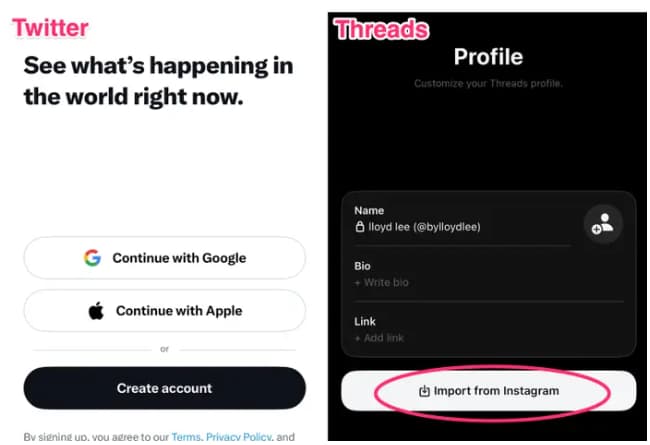 Threads和Twitter有什麼不同？看這10張圖就懂 - 閒聊板 | Dcard
