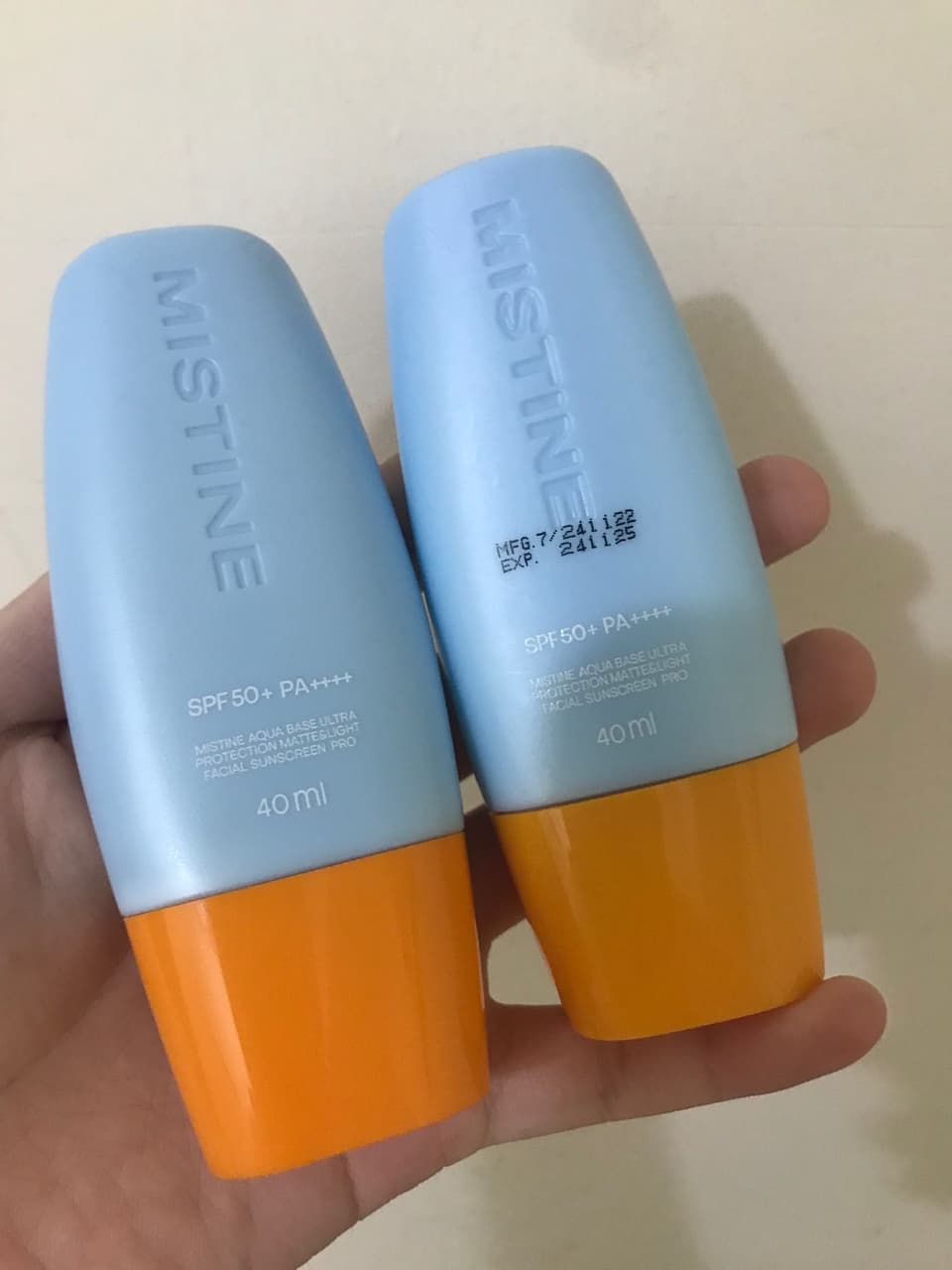 #請益 關於正/盜版Mistine防曬 - 美妝板 | Dcard