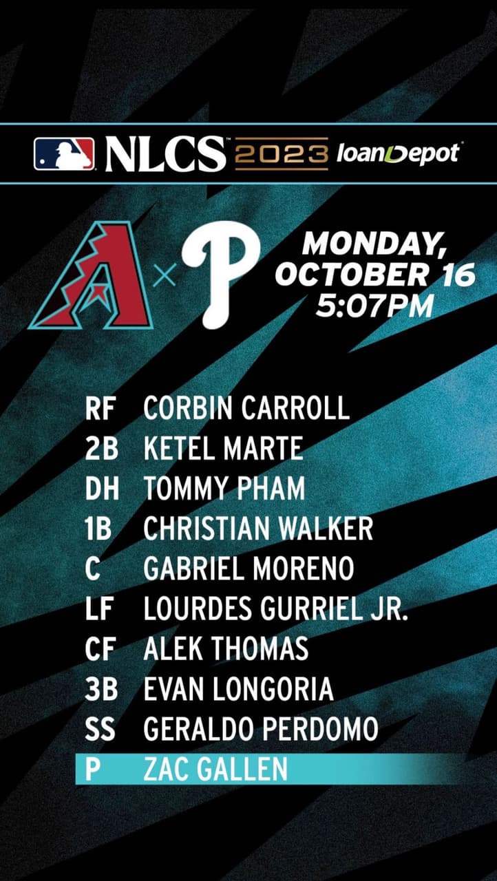 2023.10.17 NLDS G1 ARZ vs. PHI 賽事討論區 - MLB板 | Dcard