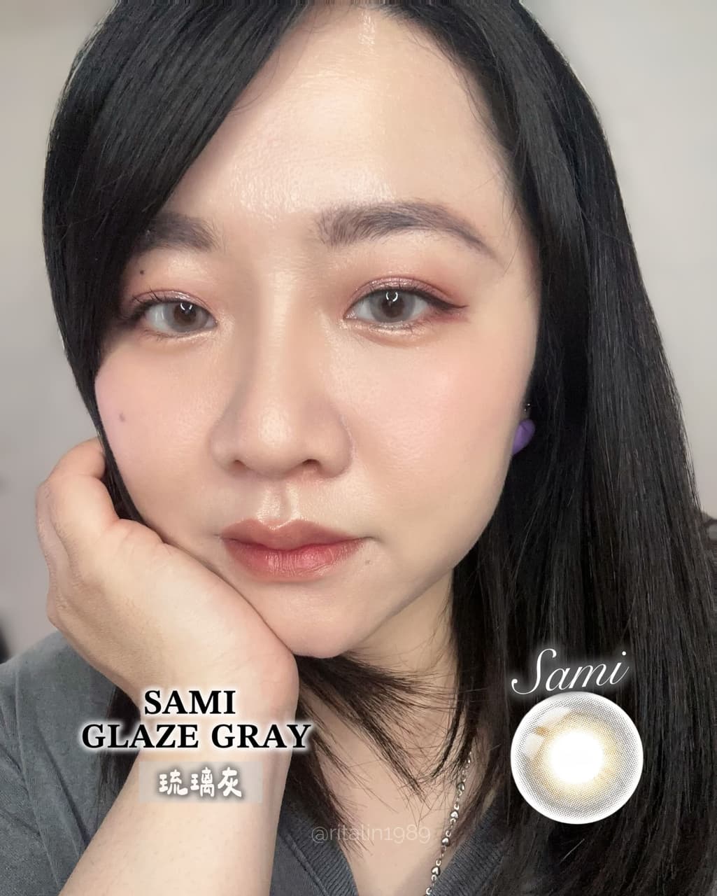 ♡晶瞳CRYSTE ｜𝐒𝐀𝐌𝐈佐美 日系隱形眼鏡推薦ꫛꫀꪝ💞 - Rita (@ritabeauty) | Dcard