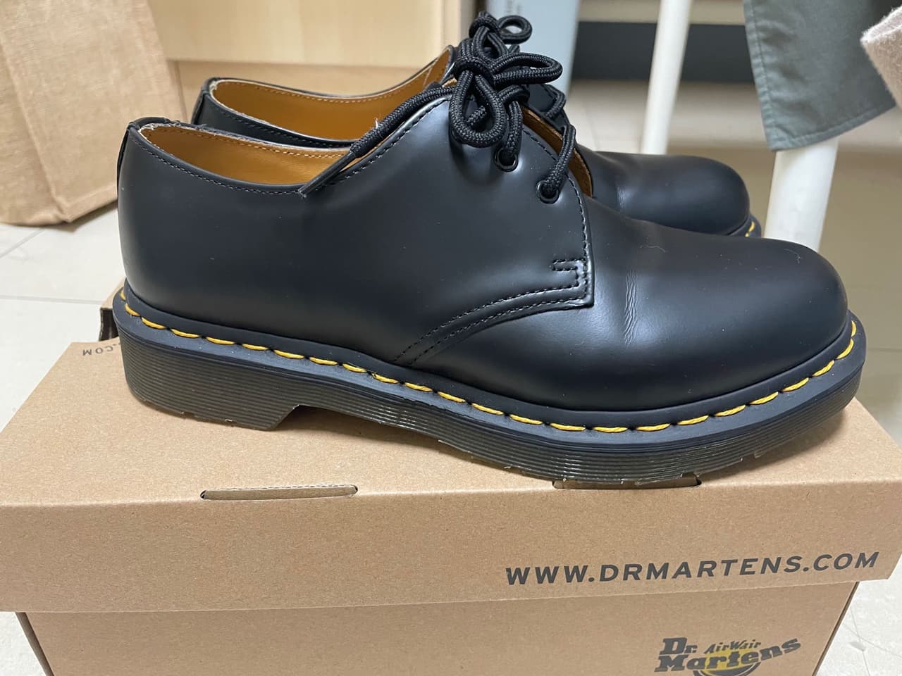 #售二手 dr martens 1461 smooth black uk5 - 二手交易板 | Dcard