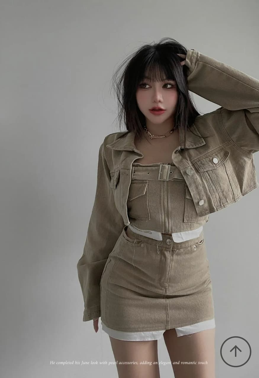 #我要賣 降價出清 chuclothes美式復古水洗牛仔set組🩷 - 二手交易板 | Dcard